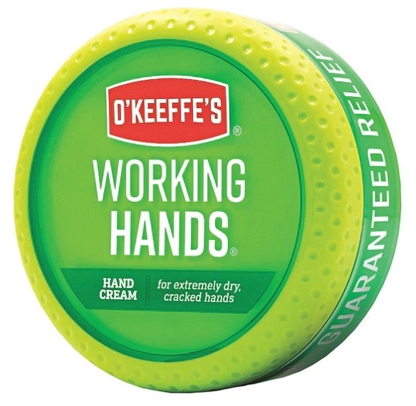 Okeeffes Hand Cream, Tub, 3.4 oz.
