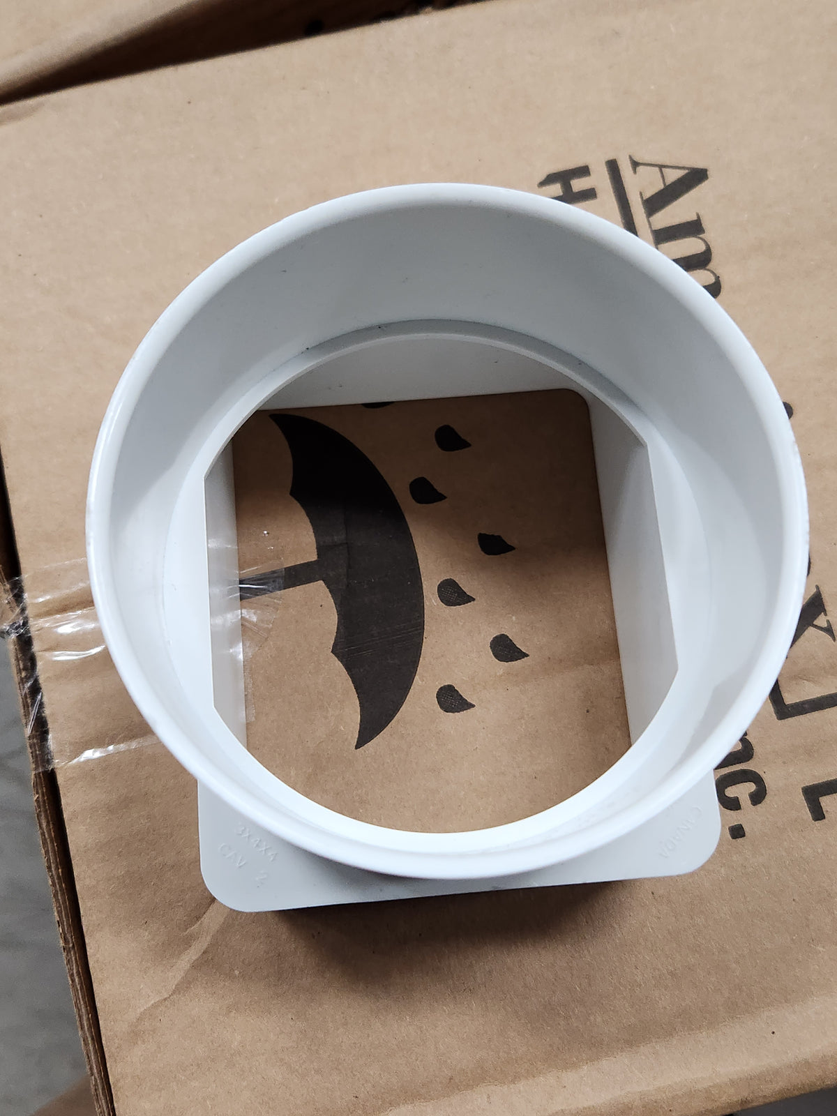 Ipex Canplas 2 In. X 3 In. X 3 In. Pvc Downspout Adapter